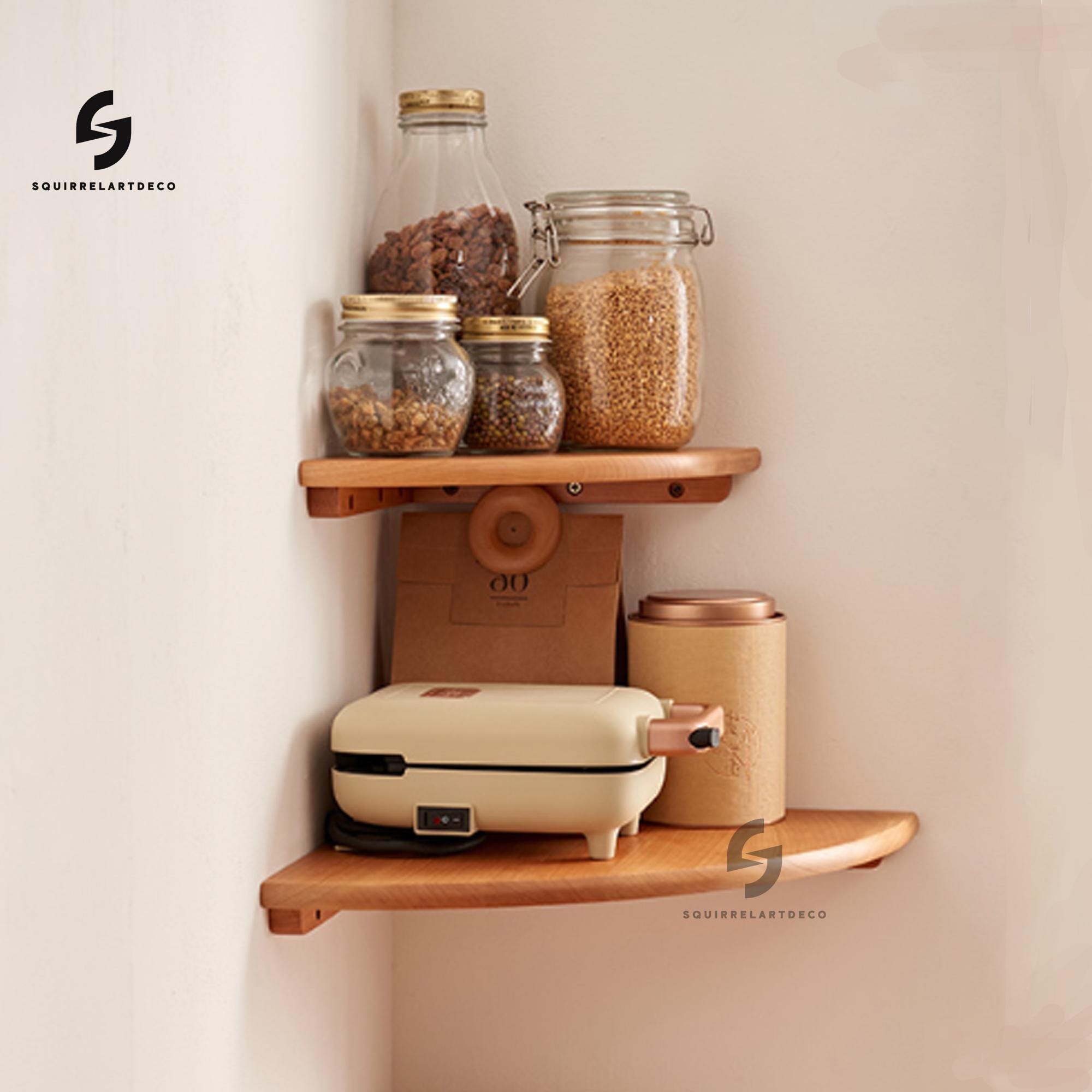 Floating Wall Display Shelf, Modern Bedroom Shelves,bracketless Small ...