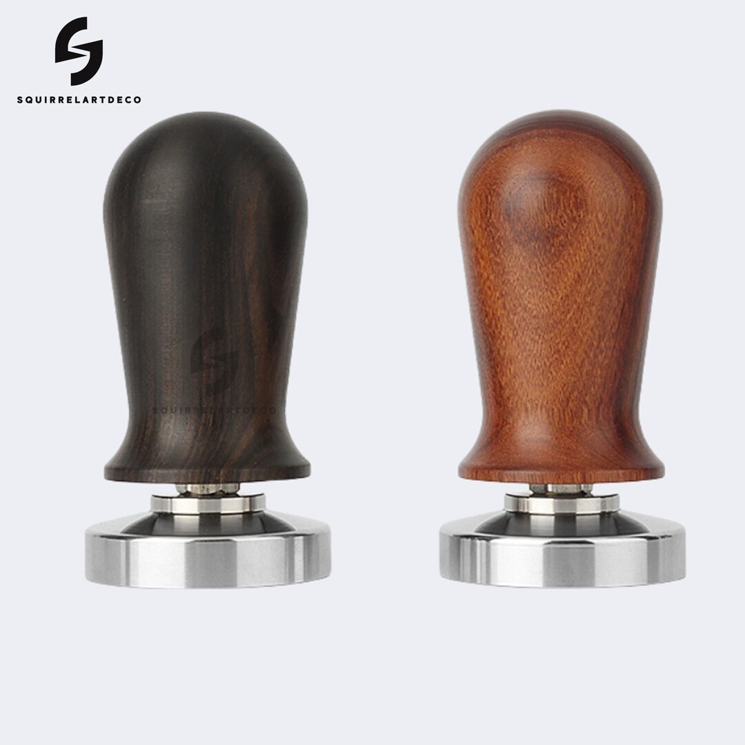 Coffee Tamp Leveler, Handmade Espresso Coffee Tamper Made of Walnut and ...