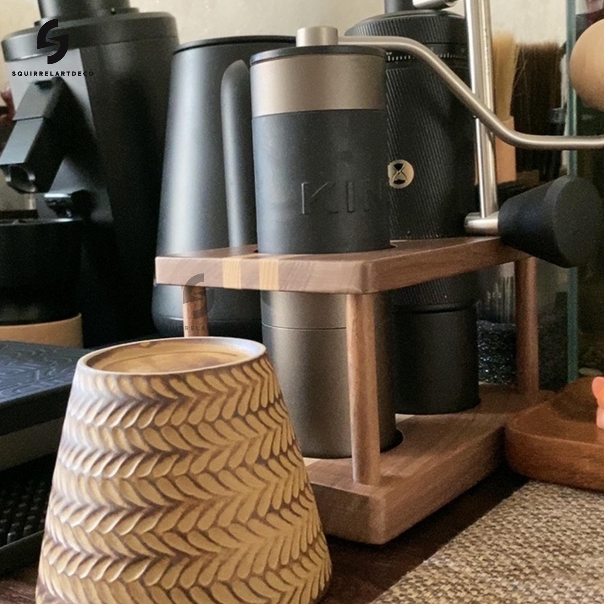 Storage Stand,coffee Grinder Organizer,hand-cranked Coffee Grinder ...