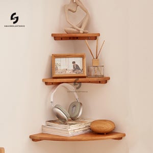 Floating Wall Display Shelf, Modern Bedroom Shelves,bracketless Small ...