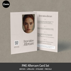 Nano Brown Aftercare Cards - Etsy