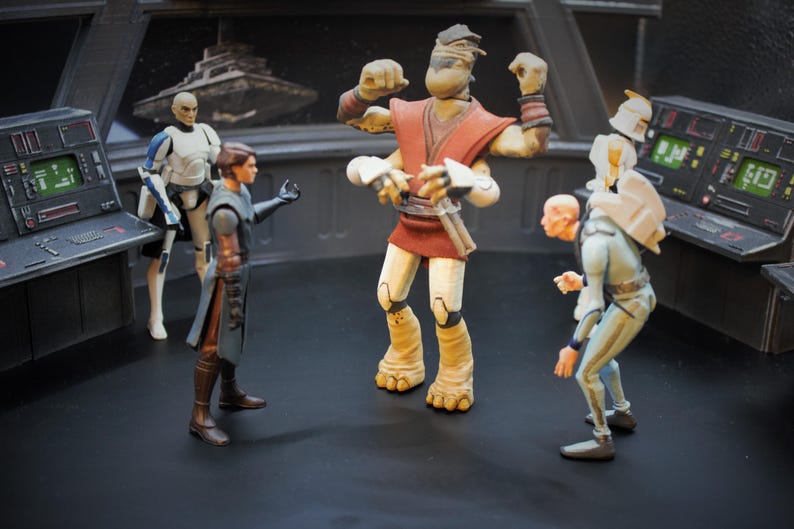 Star Wars Custom Articulated PONG KRELL for 3.75 -6 Inch (1:18 ...