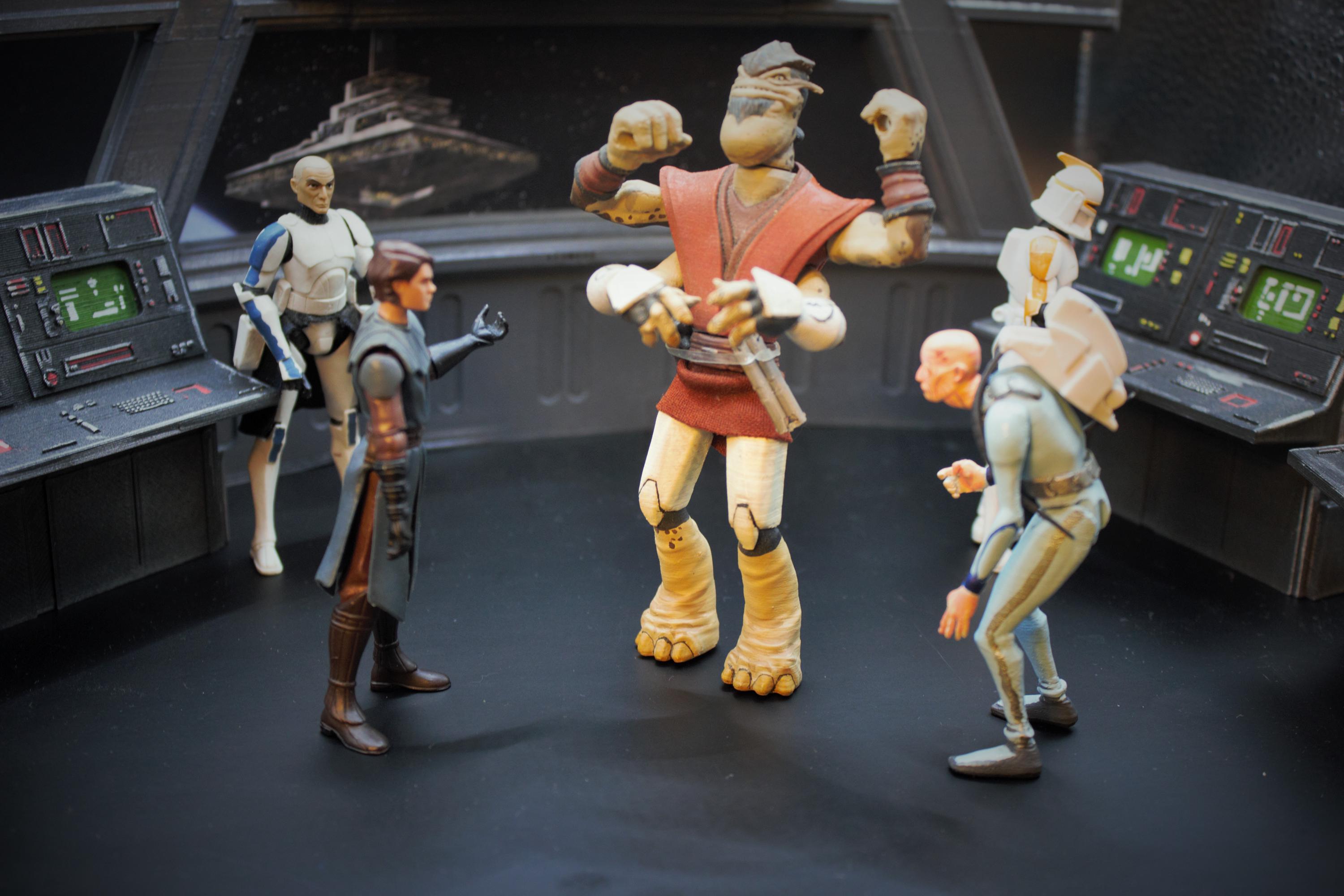 Star Wars Custom Articulated PONG KRELL for 3.75 6 Inch 1:18 ...