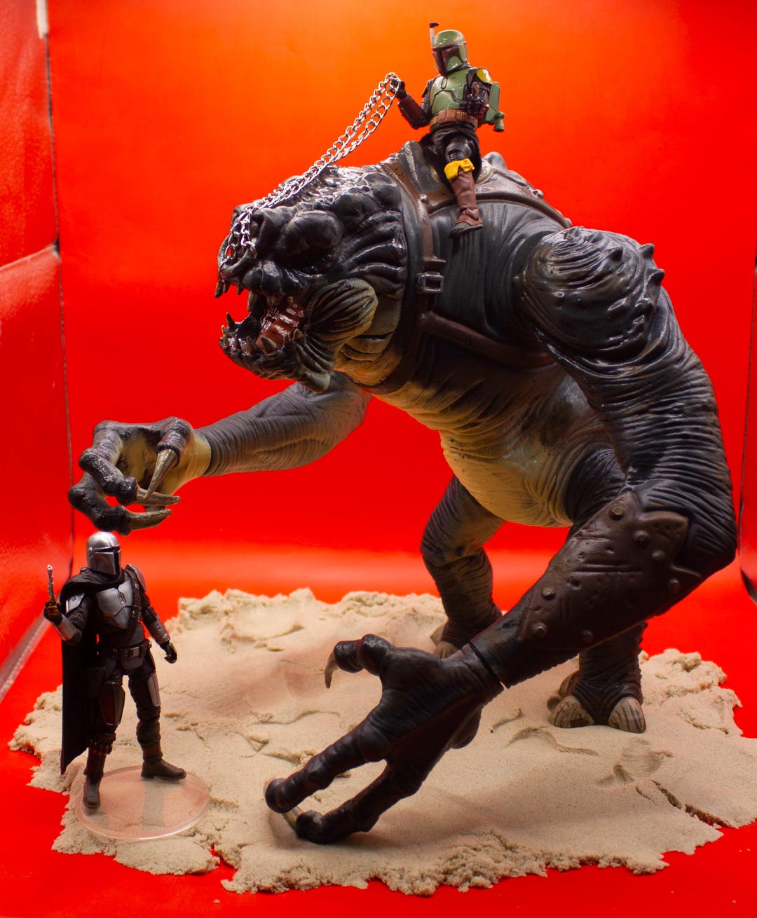 Star Wars Custom Articulated Rancor or 3.75 Inch 1pc (boba Fett) - Etsy