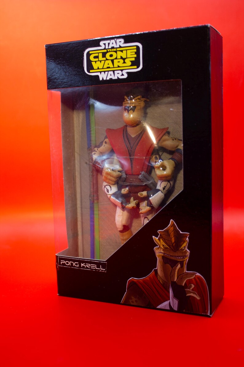 Star Wars Custom Articulated PONG KRELL for 3.75 -6 Inch (1:18 ...
