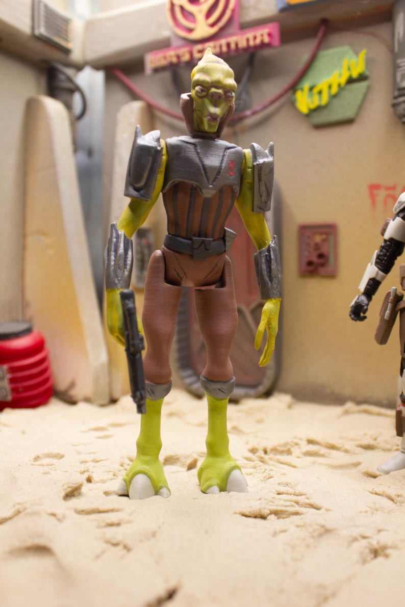 Star Wars Custom Articulated Osi Sobeck for 3.75 and 6 Inch 1pc CW - Etsy