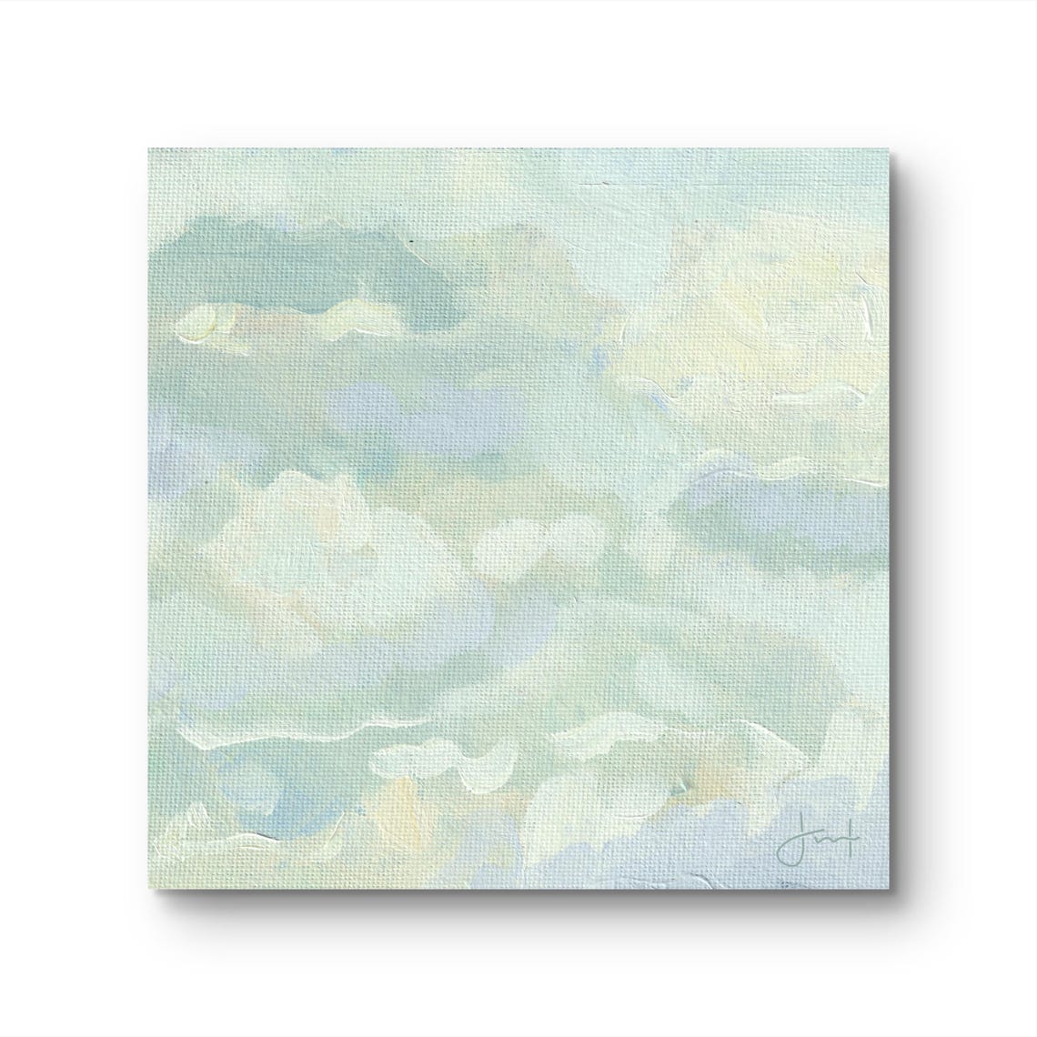 Floating, Print of Original Art, Acrylic on Canvas - Etsy