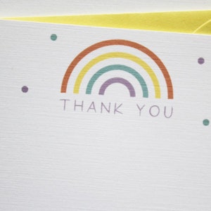 Rainbow Thank You Cards - Etsy
