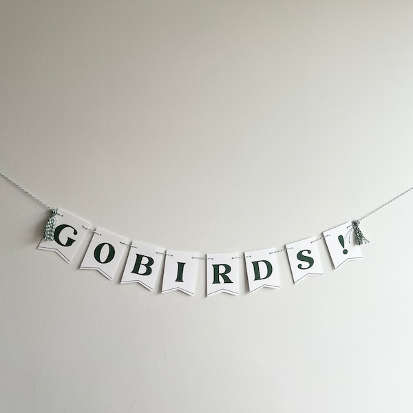 Go Green Banner - Etsy