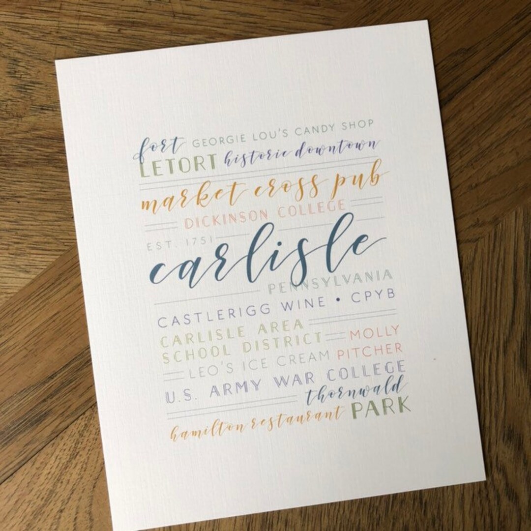 Carlisle Print, Version 2 - Etsy
