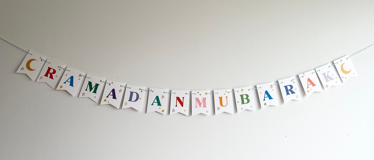 Mini Ramadan Mubarak Banner - Etsy