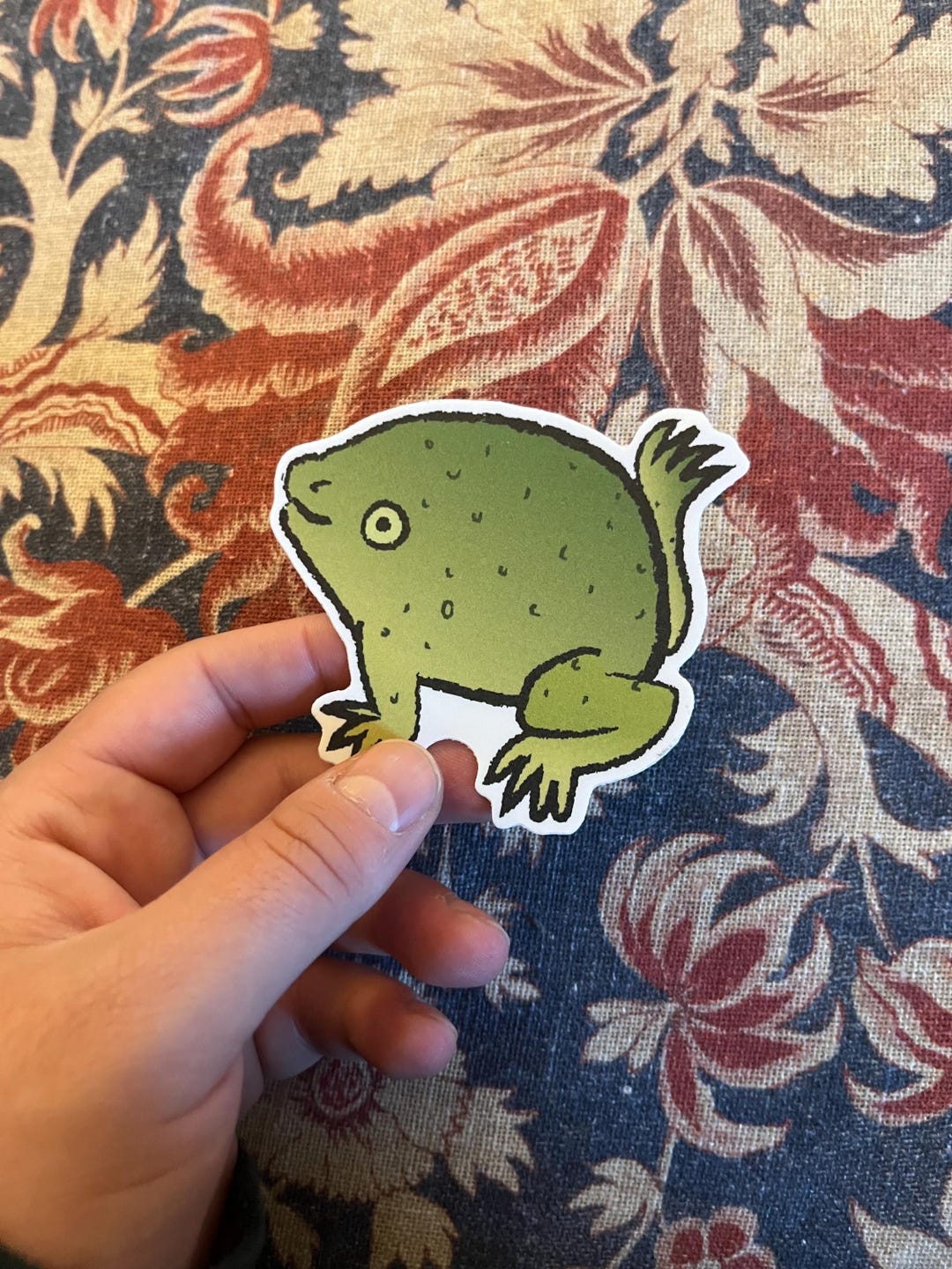 Medieval Frog Sticker | Middle Ages Marginalia Vinyl Creature Sticker ...
