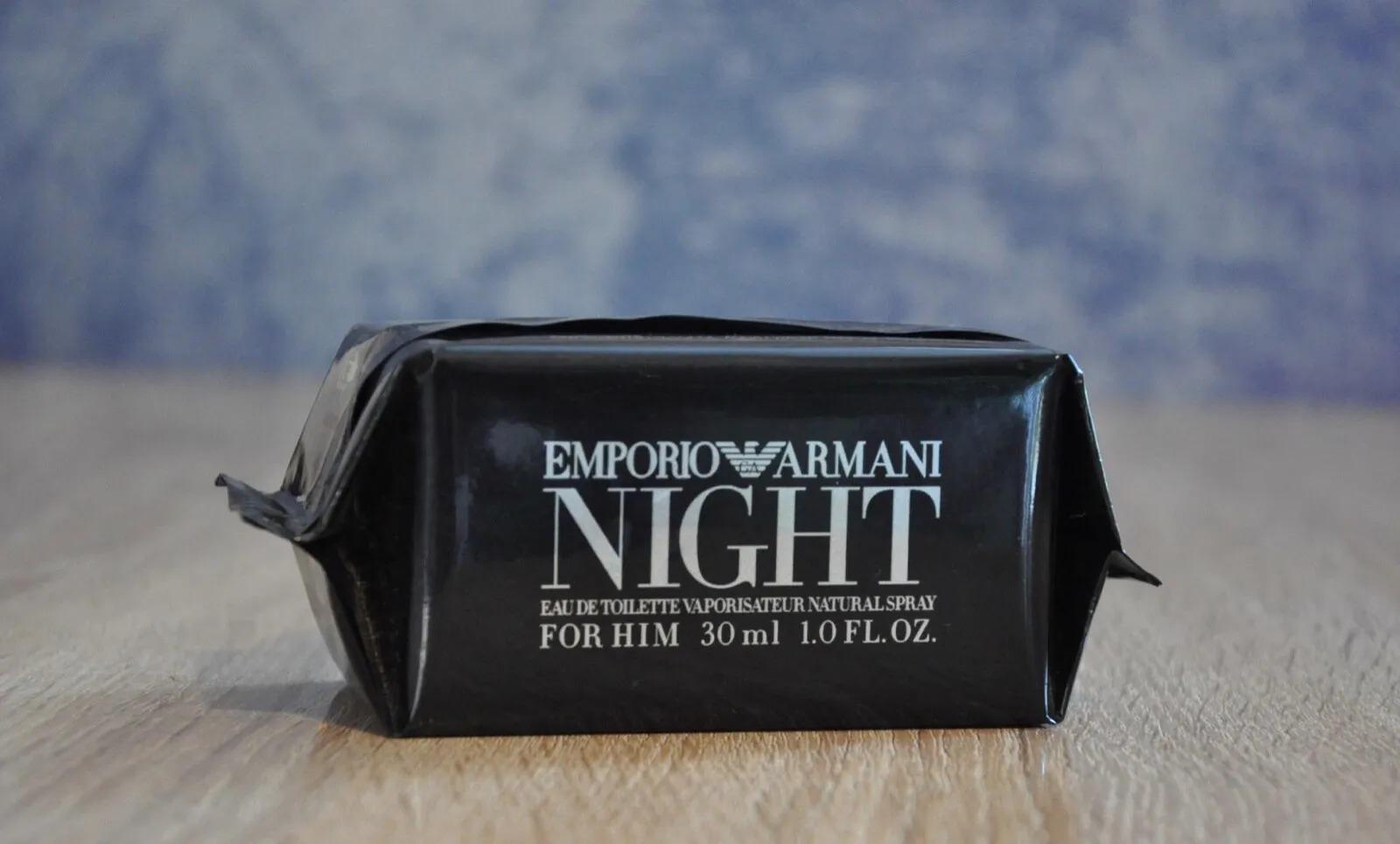 Eau de toilette EMPORIO ARMANI NIGHT pour lui 30 ml vintage Arrete de fabrication tres rare neuf dans sa boite scelle Etsy France