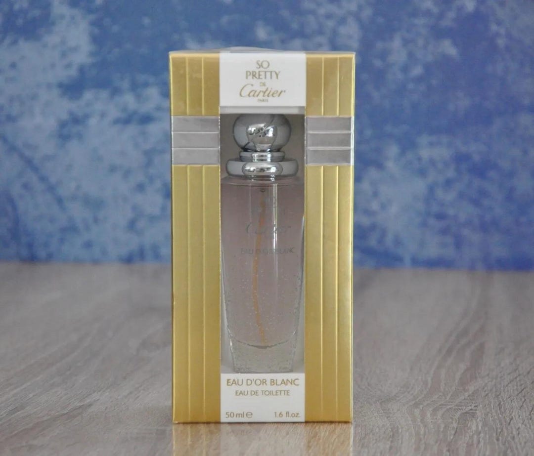 Cartier so Pretty EAU DOR BLANC Eau De Toilette 50ml, Vintage ...