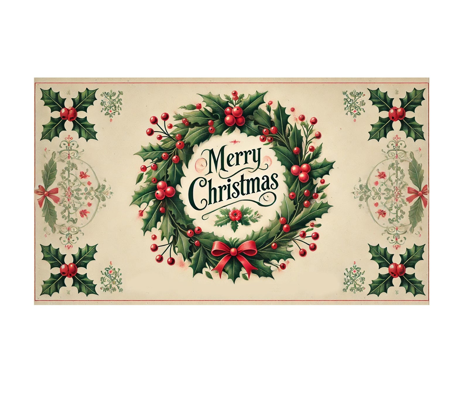 Vintage Christmas Postcards, 6 Printable Winter Postcards, Postcards Digital Download, Retro ...