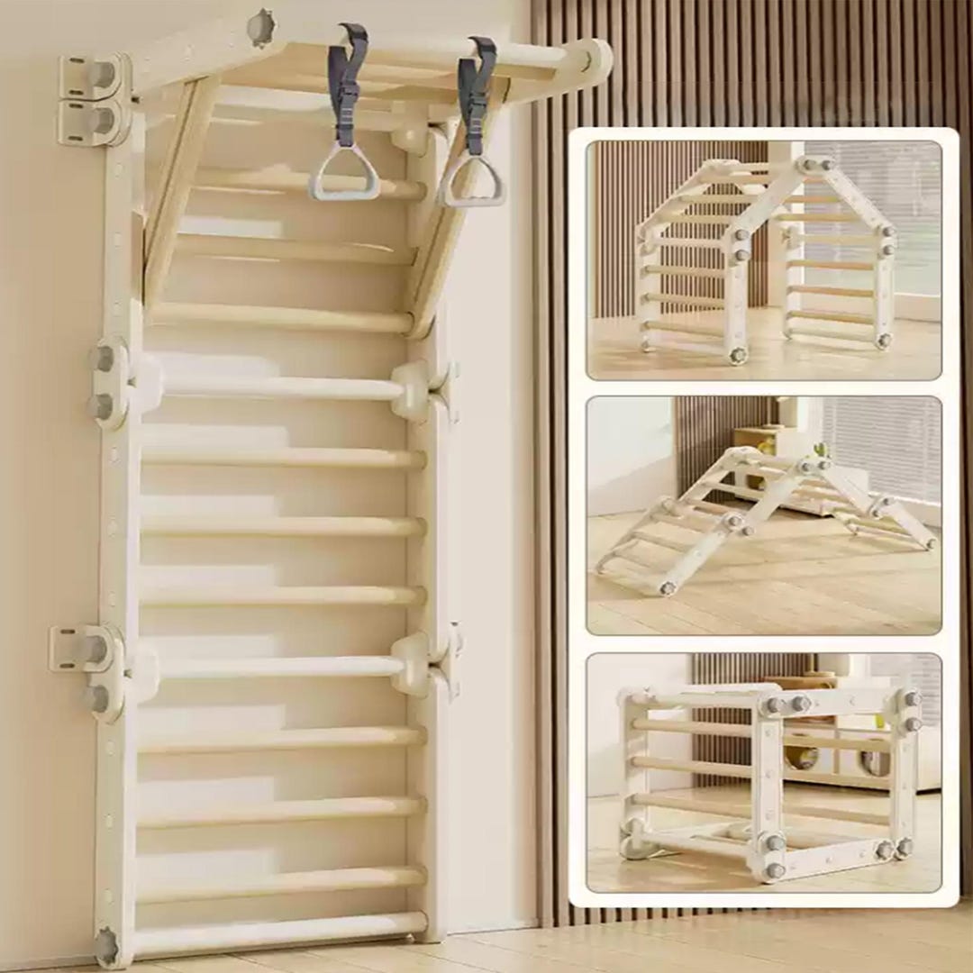 Toddler Climbing Gym,swedish Ladder,climbing Wall for Kids,indoor ...
