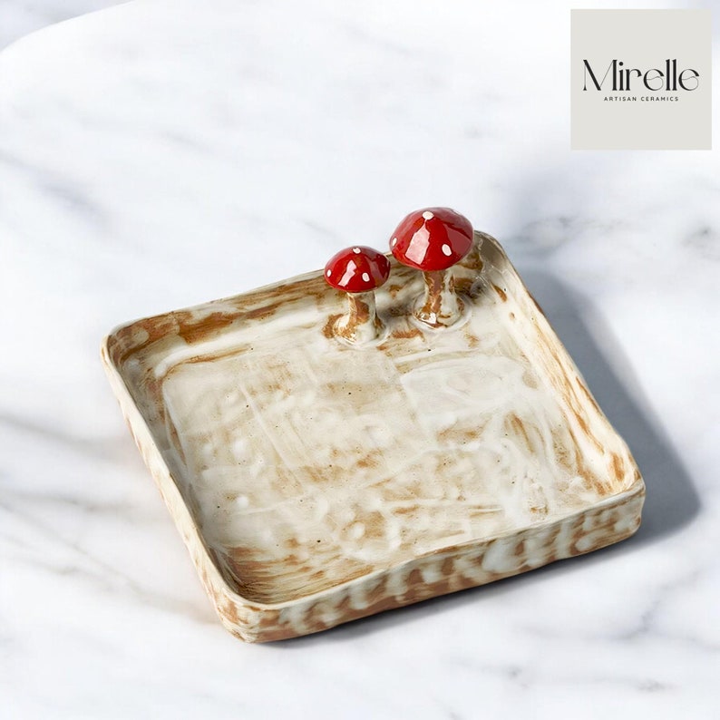 Ceramic Mushroom Kitchen Set, Cute Ceramic Mushroom Cup, Ceramic ...