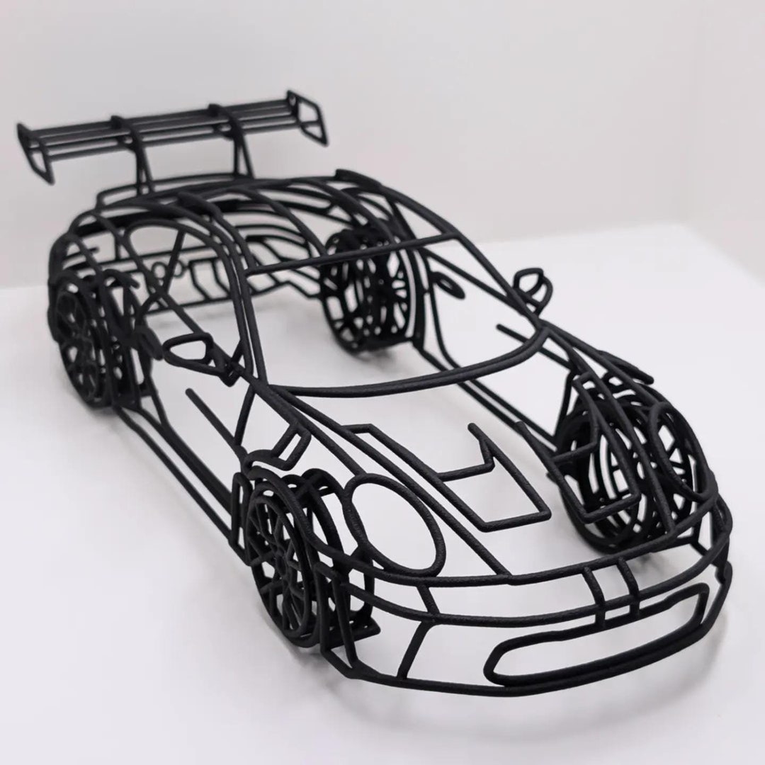 Sports Car Lattice Models 1:18 Novelty From 3D Printing PA12 - Etsy