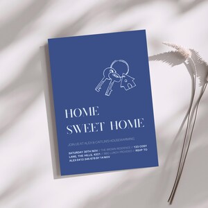 Editable Housewarming Invitation Template Digital Download Minimalist ...