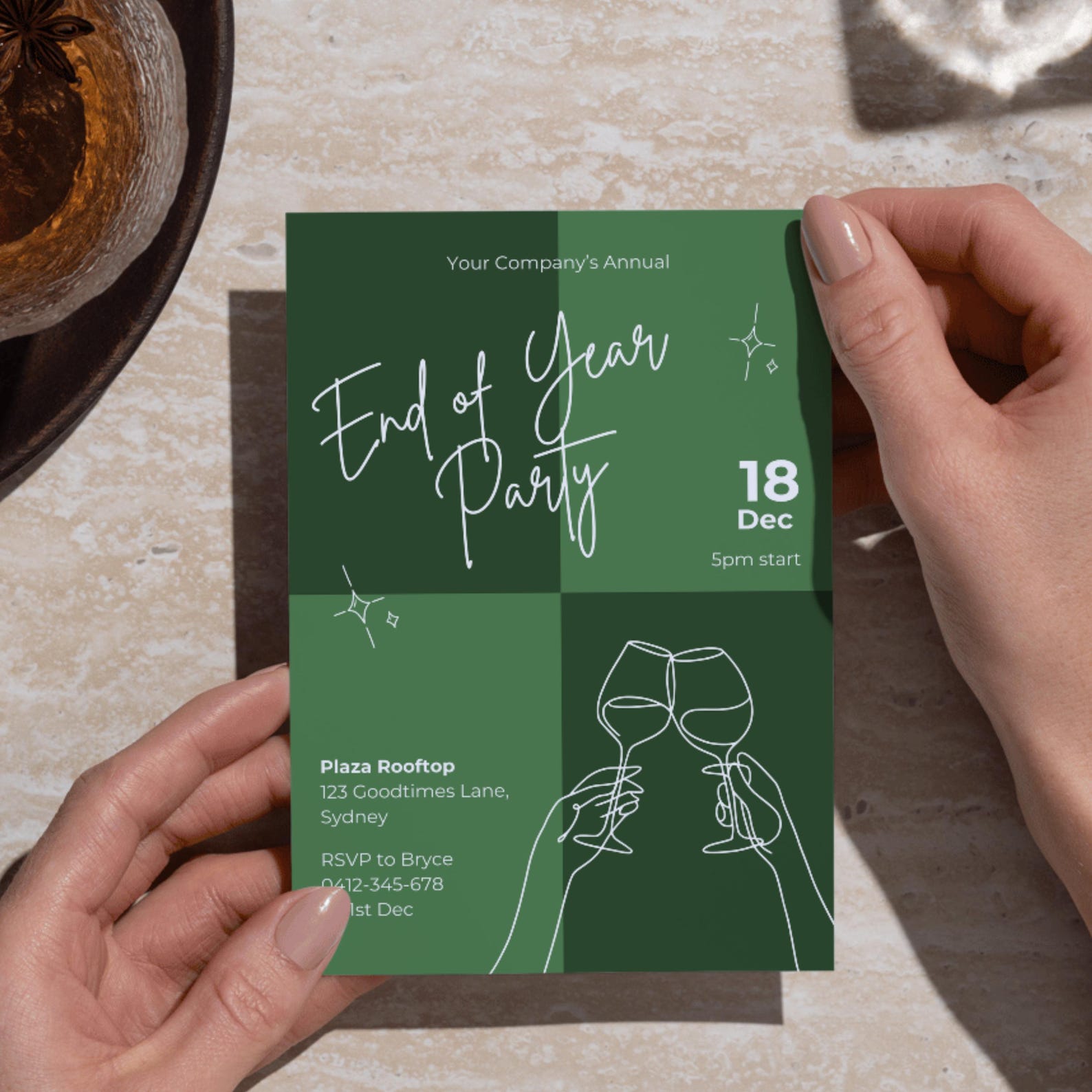 Corporate Holiday Party Invitation Editable Business Christmas Party ...