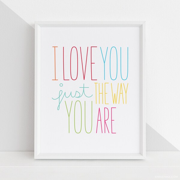 Just the Way You Are - Etsy