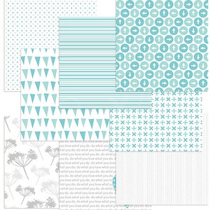 Pattern Mix Digital Papers - 16 Patterns for Scrapbooking, Cards ...