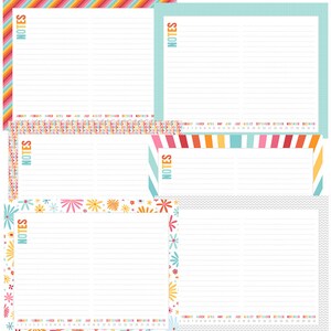 Colorful Desk Calendar Digital Templates - Instant Download - Limited ...