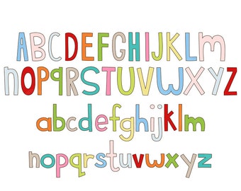 Everyday Letters Digital Clipart Clip Art Illustrations | Etsy