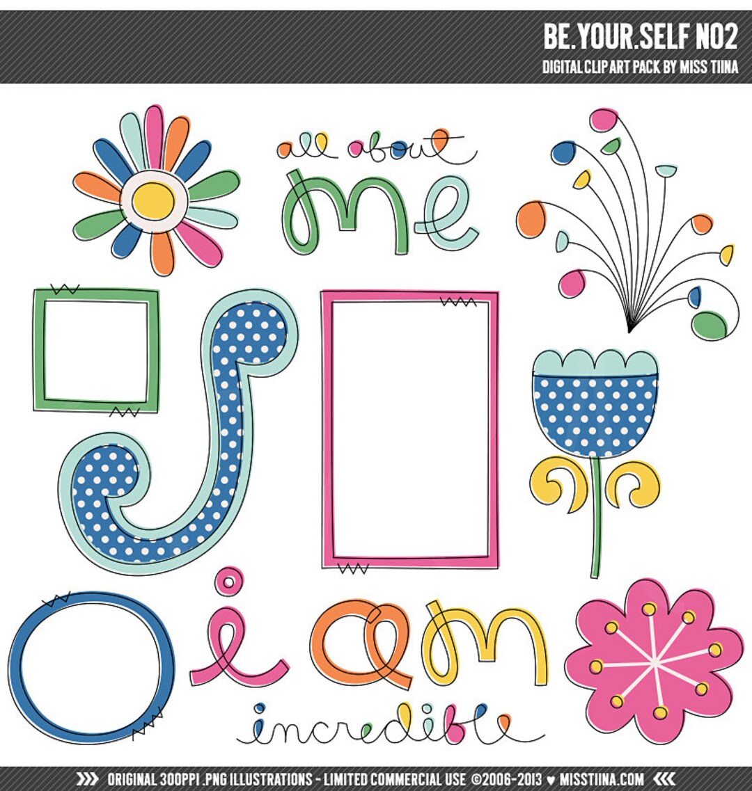 All About Me Clipart