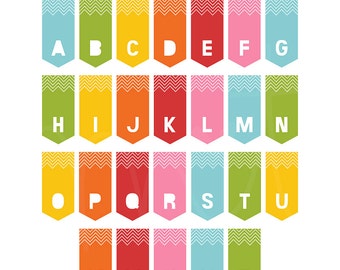 Everyday Letters Digital Clipart Clip Art Illustrations | Etsy