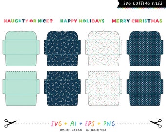 Envelopes 4 Money Bill Coin Holders SVG Digital Die Cutting Files ...