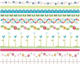 Everyday Borders Digital Clipart Clip Art Illustrations | Etsy