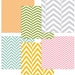 I Heart Patterns 3-4 Digital Papers 12 Patterns for Scrapbooking, Cards ...
