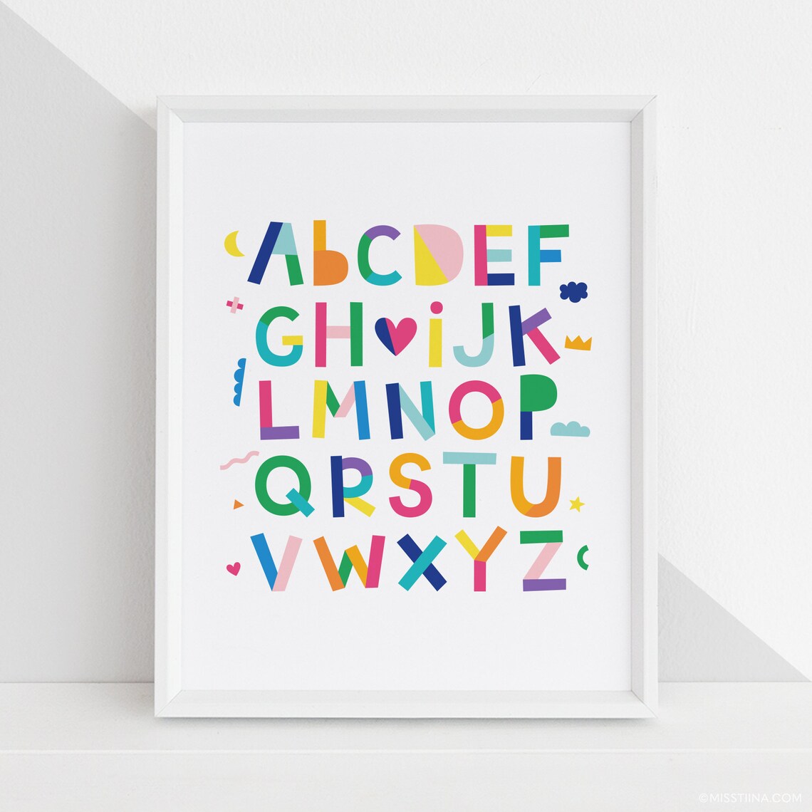 Hip Hip Yay Rainbow Abc's DIY Digital Wall Art Prints Printables Baby ...
