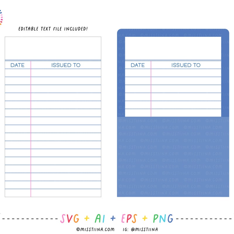 Library Cards - Etsy