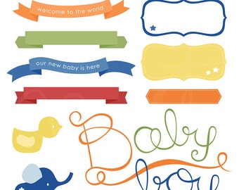 Baby Boys Clip Art (digital Use Ok!) - Etsy