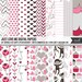 Just Love Me Digital Papers - 18 Patterns for Scrapbooking, Cards ...