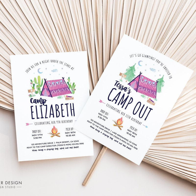 Glamping Birthday - Etsy