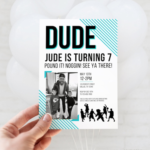 Dude Perfect Birthday Invitation - Etsy