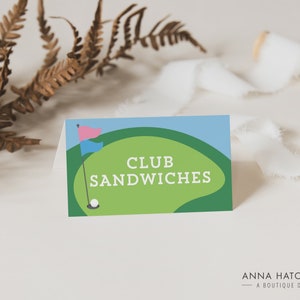 Golf Gender Reveal Par-tee Printable's, Editable Canva Signs, Banner ...