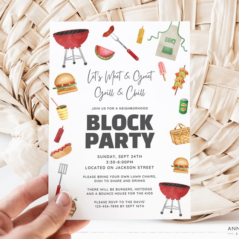 Cookout Invitation - Etsy