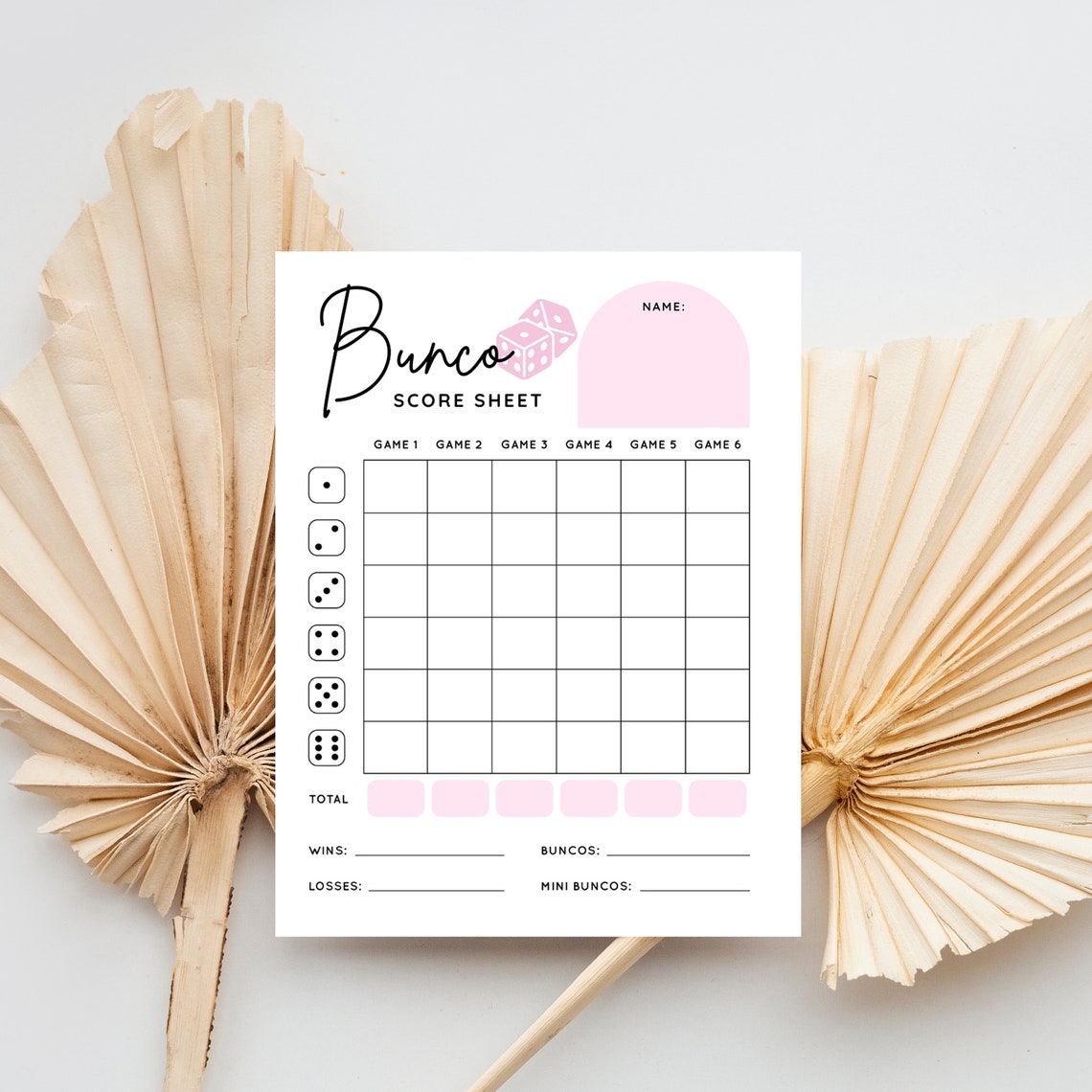 Bunco Printable's, Instant Download Bunco Dice Game Score Sheets, Tally ...