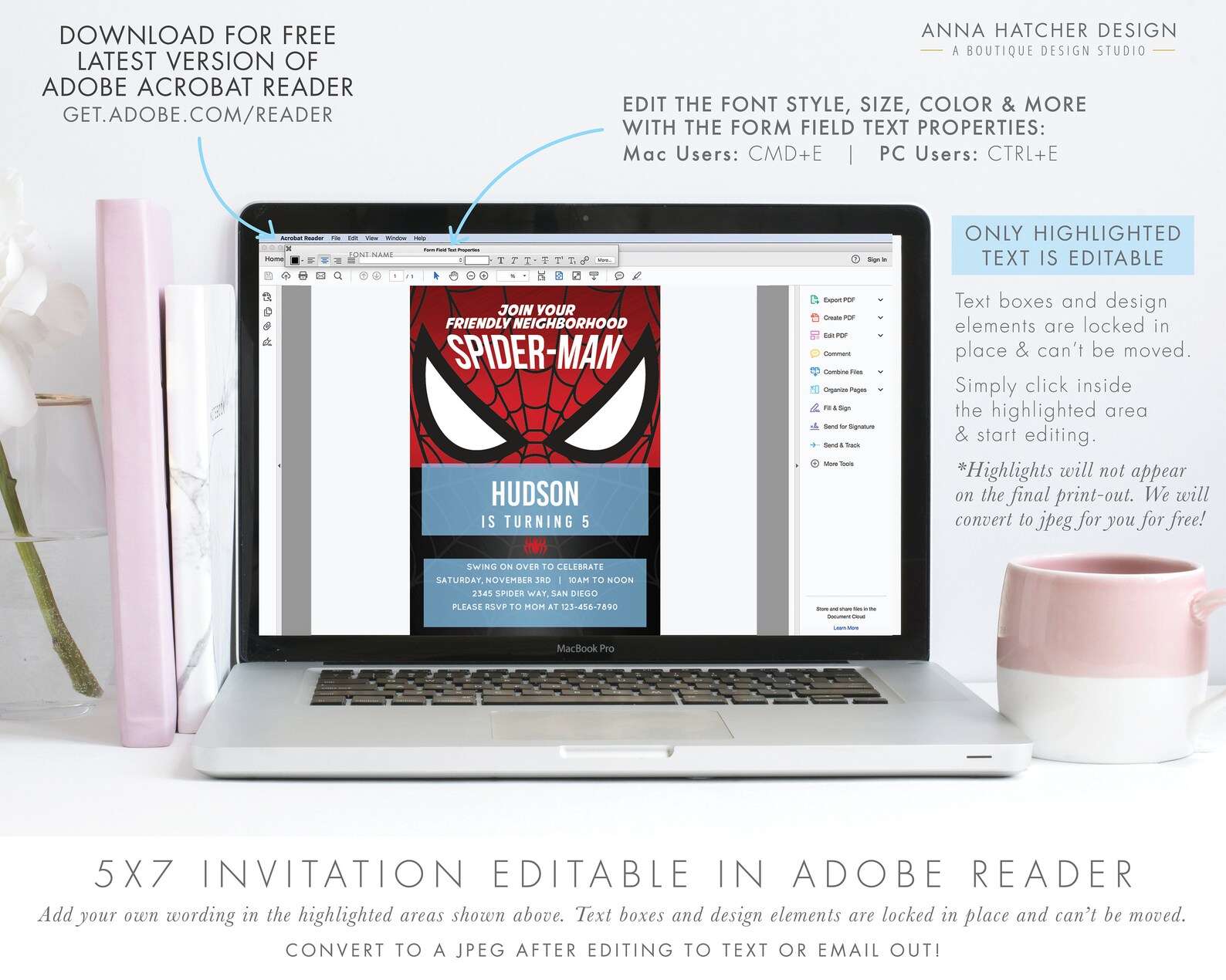 Spiderman Birthday Party Invitation Spider Man Party Black - Etsy