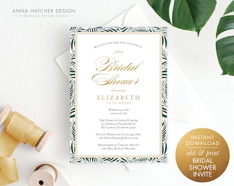 Tropical invitations | Etsy