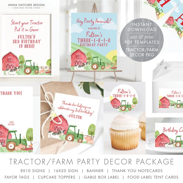 Farm Birthday - Etsy