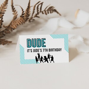 Dude Birthday Party Editable Canva Templates, Personalized Printable ...