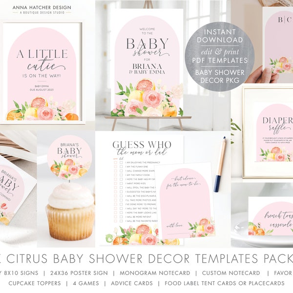 Citrus Party Decor - Etsy