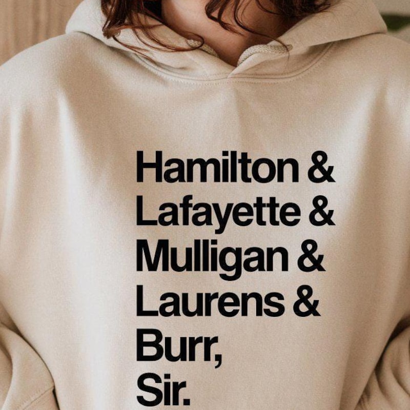 Hamilton Musical Hoodie - Etsy