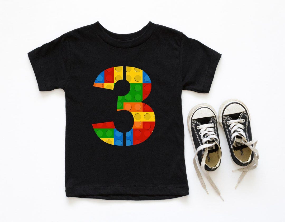 Custom Brick Birthday Shirt, Birthday Boy Custom Shirt, Family Matching ...
