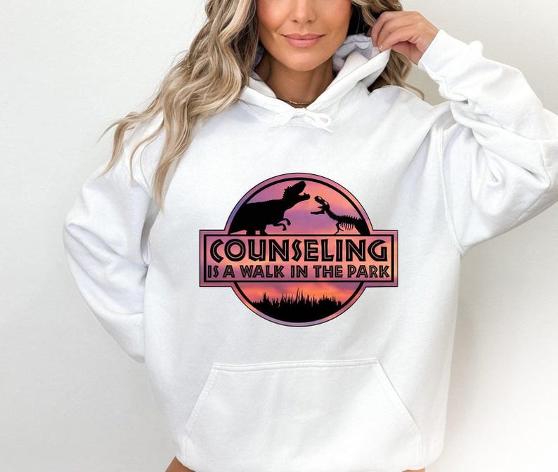 Counselor Hoodie, Dinosaur Hoodie, School Counselor Hoodie, Counseling ...